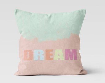 Pastel throw pillow | Etsy