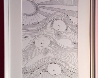 One line drawing | Etsy