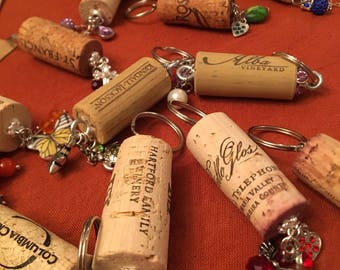 Cork keychain | Etsy