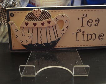 Tea time sign | Etsy