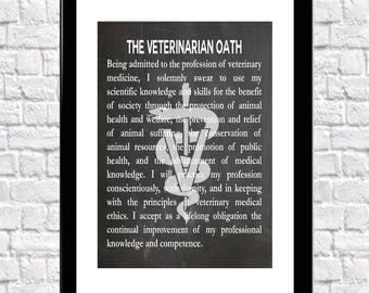 Vet tech oath | Etsy