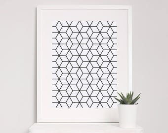 Scandinavian print | Etsy