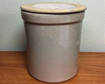 Salt glaze crock | Etsy