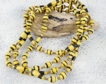 Paper necklace | Etsy