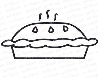 Pie clipart | Etsy