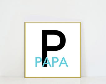 Letter p print | Etsy