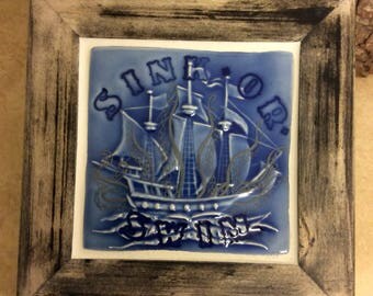 Nautical tile | Etsy