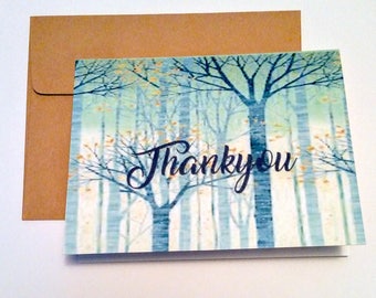 Forest thank you | Etsy