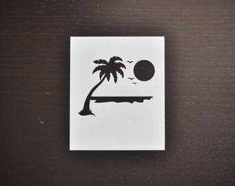 Beach stencils | Etsy