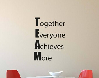 Teamwork quote | Etsy