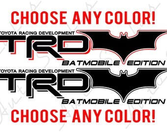 Batmobile decal | Etsy