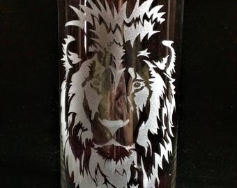 Lion vase | Etsy