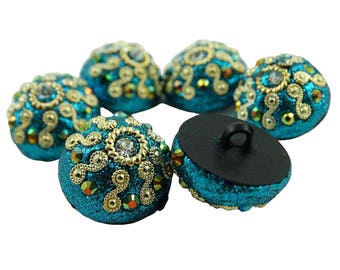 Beaded buttons | Etsy