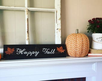 Happy fall sign | Etsy