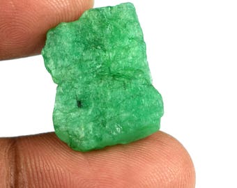 Uncut emerald | Etsy