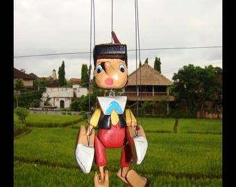 Items similar to Pinocchio Marionette Puppet Printable Paper Craft PDF ...