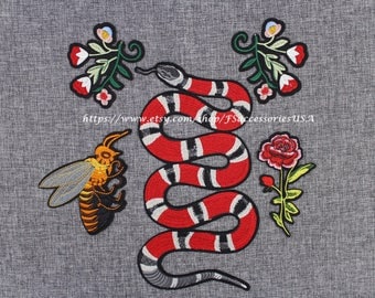 Gucci snake patch | Etsy