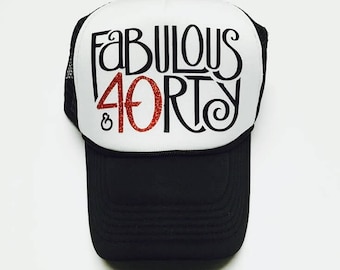 40th birthday hat | Etsy