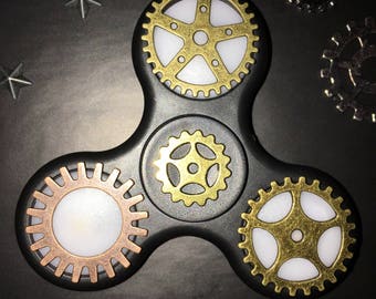 Steampunk spinners | Etsy