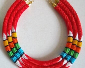 African necklace | Etsy