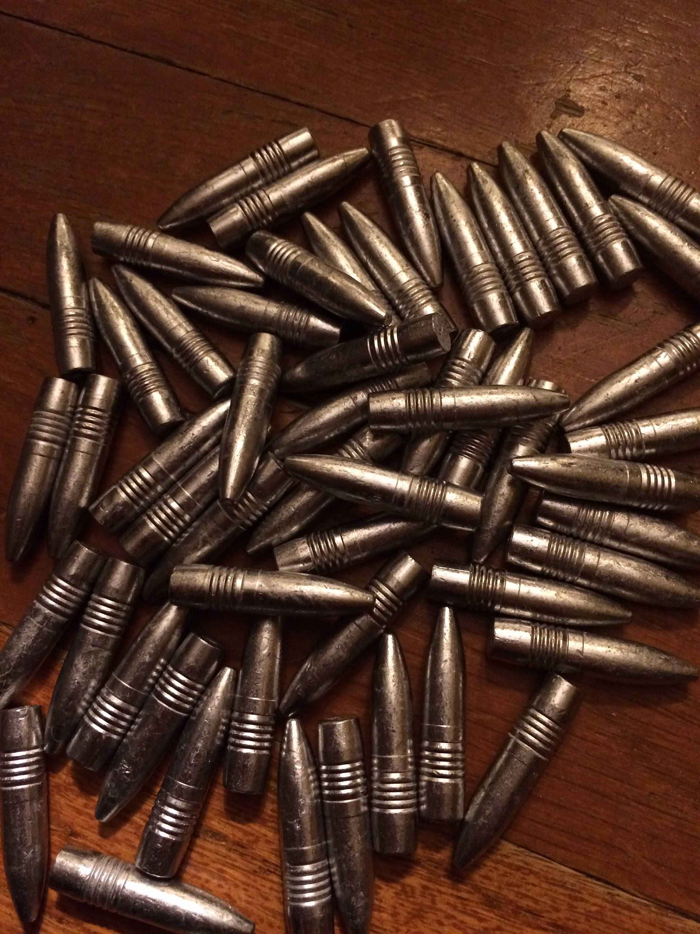 Hard-cast lead .309 Caliber 230 Grain Rifle Bullet 300