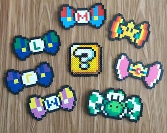 Nintendo perler | Etsy