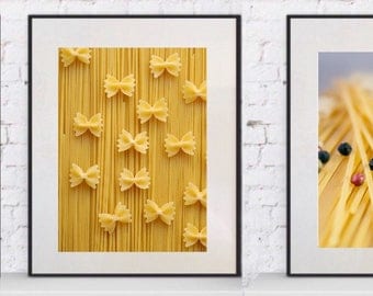 Pasta wall art | Etsy