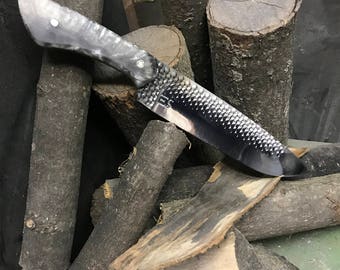 Hand Forged Rasp Knife