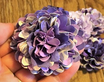 Purple paper flower | Etsy