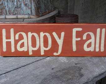 Fall wood sign | Etsy