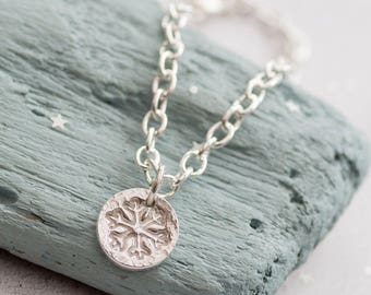 Snowflake bracelet | Etsy