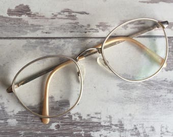 Wire rimmed glasses | Etsy