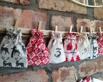 Advent garland | Etsy