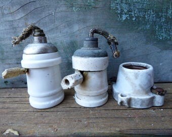 Old lamp parts | Etsy