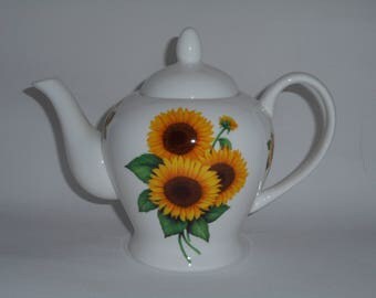 Sunflower teapot | Etsy