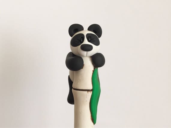 Polymer Clay Panda Ballpoint Pen