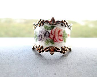 Antique B.A. Ballou Sterling & 14k Gold Men's Signet Ring