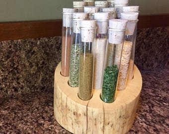 Test tube spice rack | Etsy