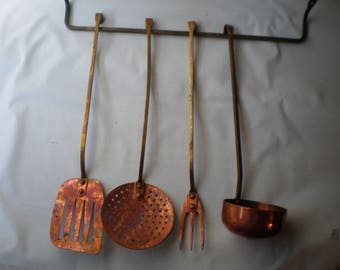 Copper utensils | Etsy