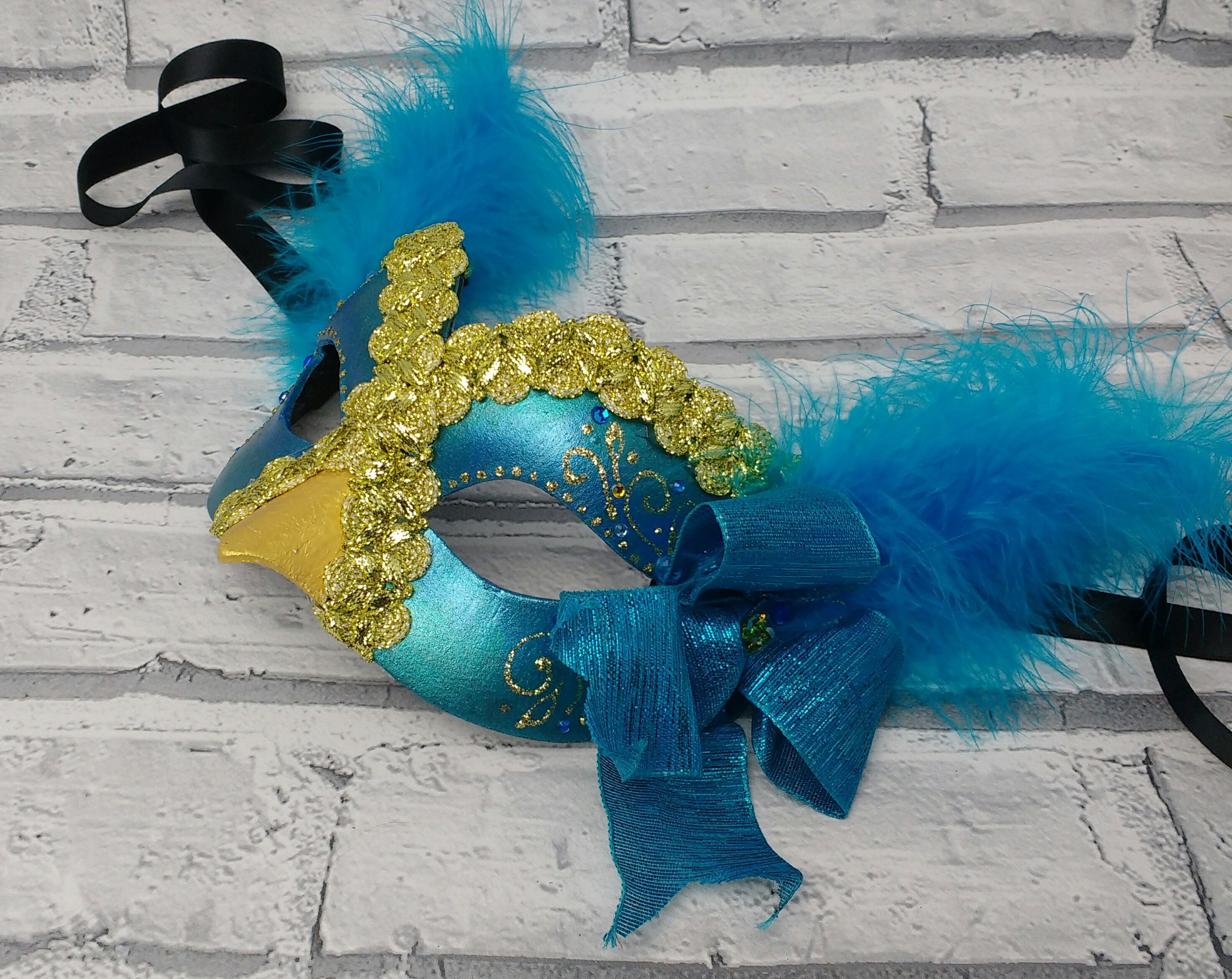Blue bird mask costume mask masquerade masks peacock mask
