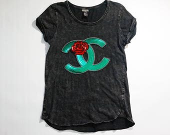 Chanel iron on patch | Etsy