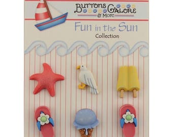 Beach buttons | Etsy