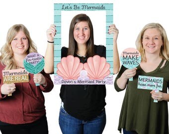 Mermaid photo booth | Etsy