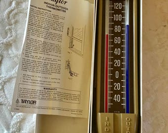 Vintage thermometer | Etsy
