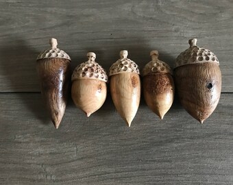 Decorative acorns | Etsy