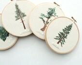 Contemporary Embroidery by OlanderCo on Etsy