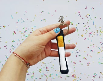 Cigarette keychain | Etsy