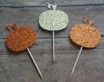 Fall cupcake toppers | Etsy