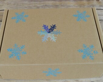 Snowflake gift box | Etsy