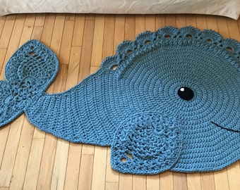 Whale rug | Etsy